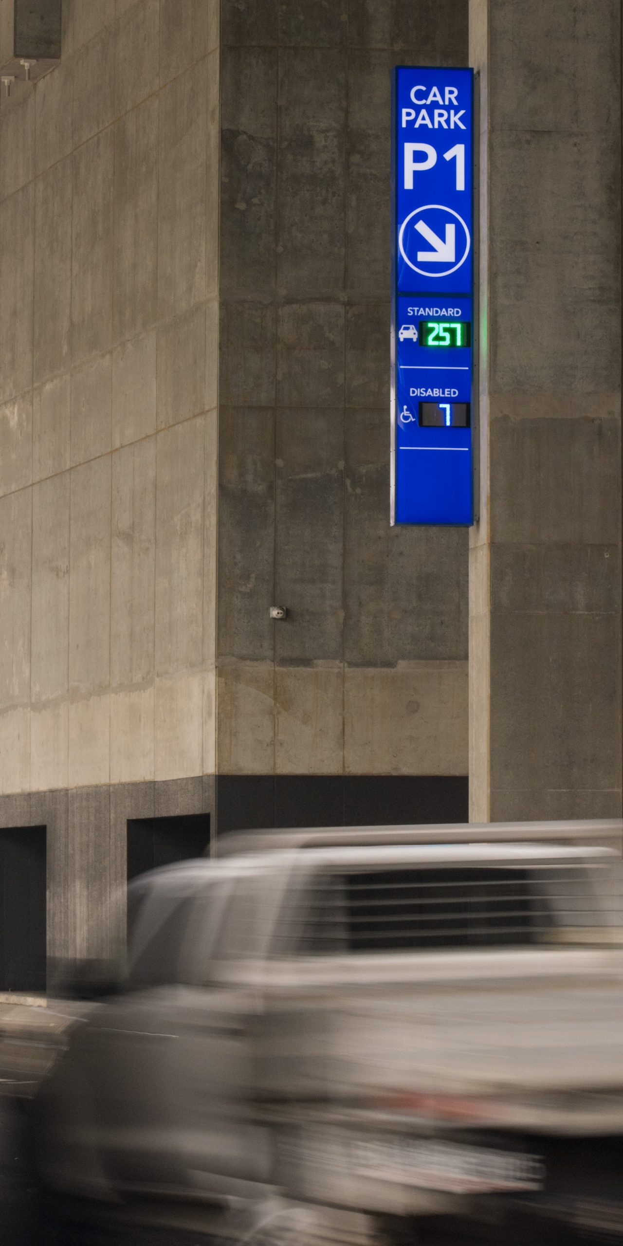 External Entry Car Park Signage - Park Agility Parking Guidance
