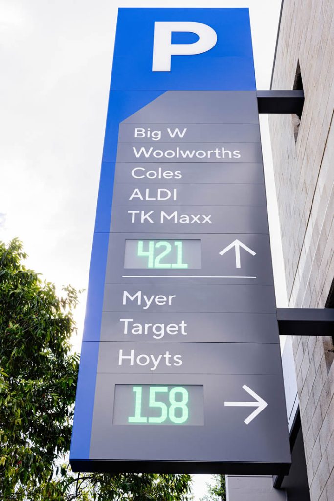 External Entry Car Park Signage - Park Agility Parking Guidance