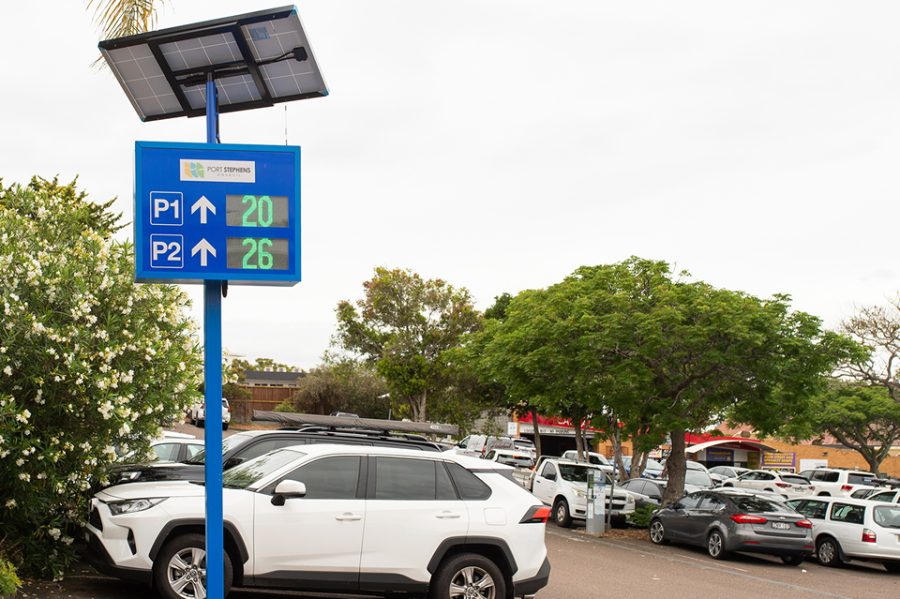 External Entry Car Park Signage - Park Agility Parking Guidance